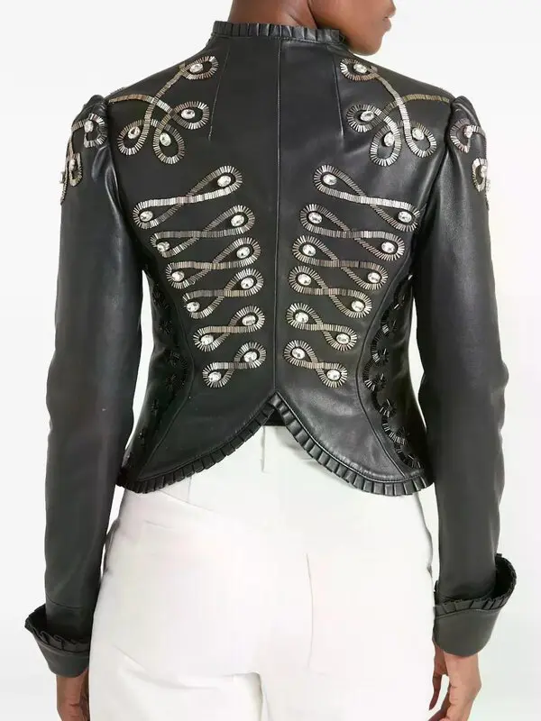 TEMPERLEY LONDON Balthazar Embellished Leather Jacket
