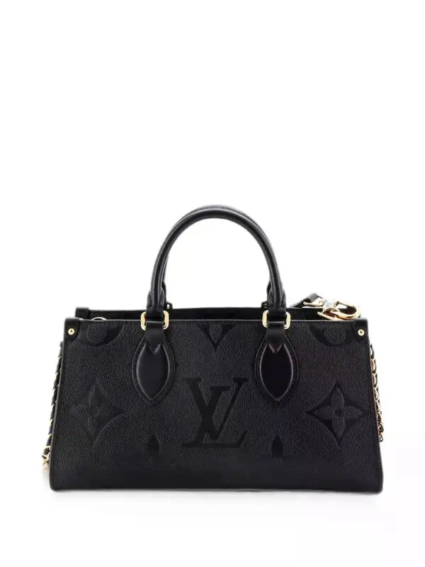 LOUIS VUITTON Onthego Monogram Empreinte Giant East West Tote Bag - Black