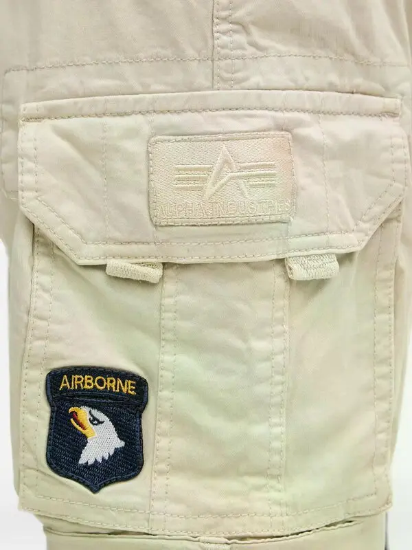 Alpha Industries Crew Patch-detail Cargo Shorts