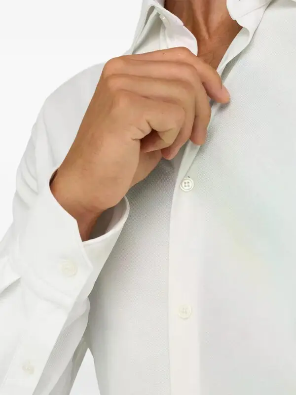 Boggi Milano Shirt In Stretch Nylon B Tech Slim Fit