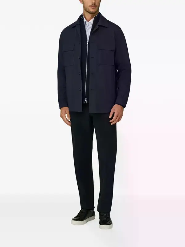 Boggi Milano Shirt Jacket Double Nylon Stretch B Tech