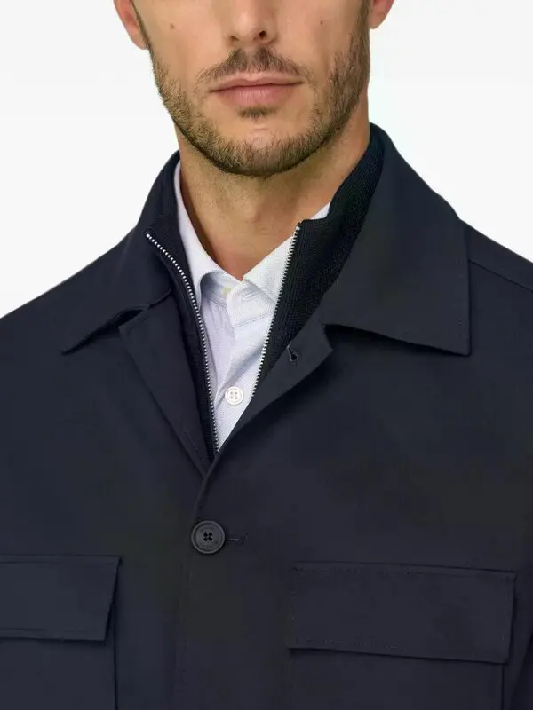 Boggi Milano Shirt Jacket Double Nylon Stretch B Tech