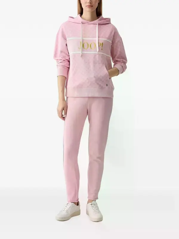 JOOP! Cornflower-pattern Logo-embroidered Hoodie
