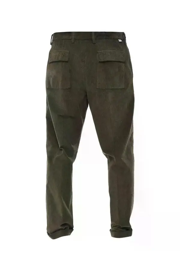 PAOLO PECORA Pleated Corduroy Trousers