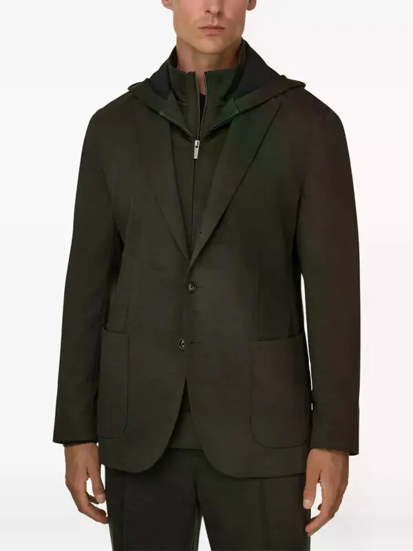 Boggi Milano Wooltech Sweatshirt Blazer