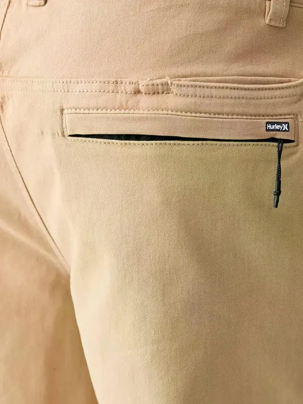 Hurley Logo-patch Zip-pocket Shorts