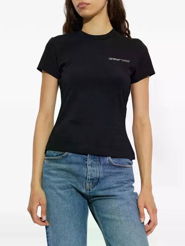 Off-White Logo-embroidered T-shirt
