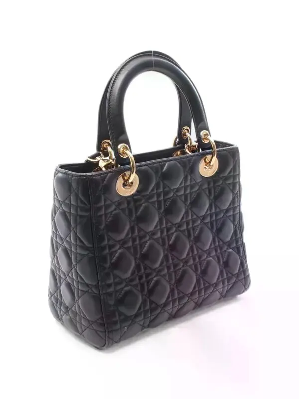 Dior Lady Tote Bag - Black