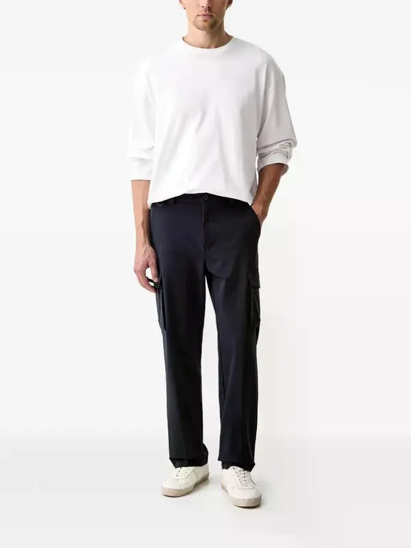 Guess North Sails Logo Patch Cargo Pants - Blue
