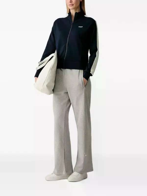 Guess Logo-embroidered Zip-up Jacket