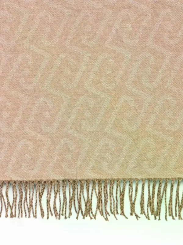 Liu Jo Monogram-pattern Fringed Scarf