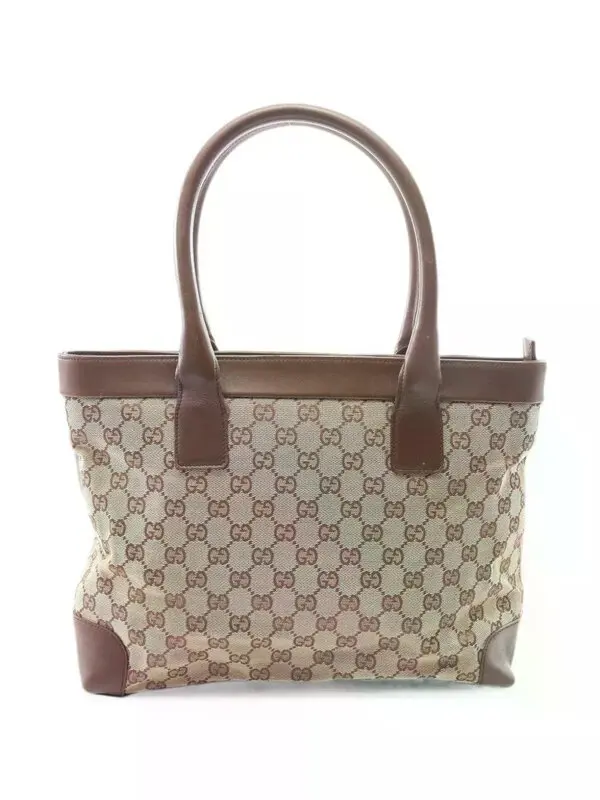 Gucci 2000s Gg Canvas Tote Bag