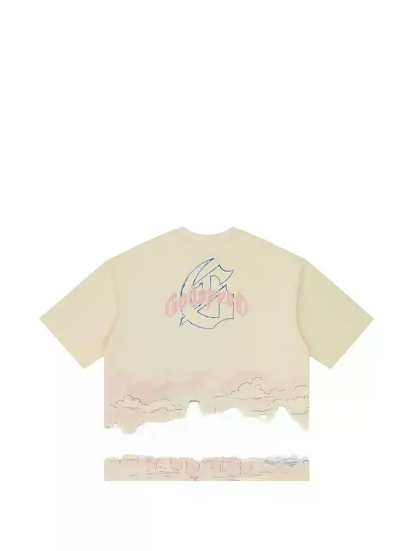 GODSPEED Miami Skyline Graphic-print T-shirt - Neutrals
