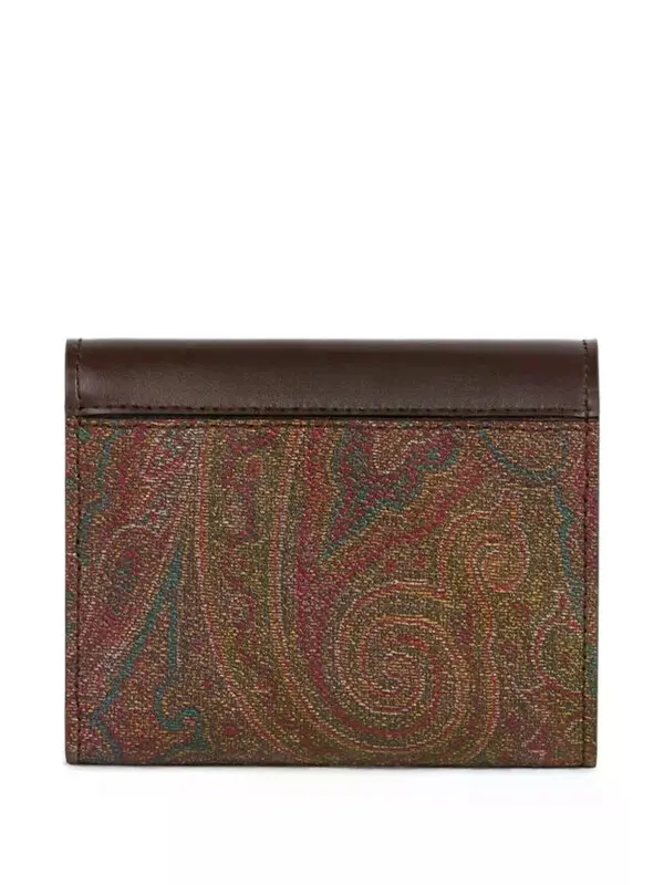 Etro Arnica Tri-fold Paisley-print Wallet