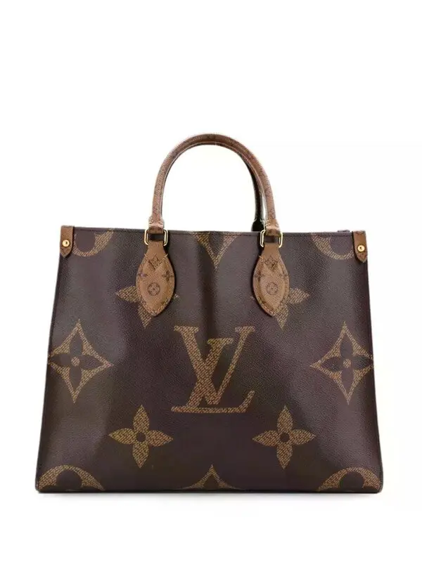 LOUIS VUITTON Onthego Reverse Monogram Giant Mm Tote Bag - Brown