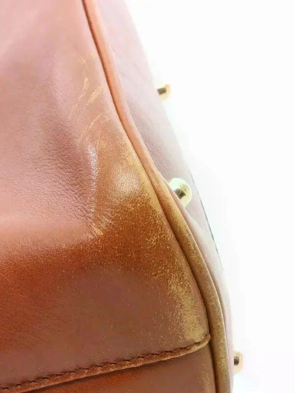 Gucci 2000s Bamboo-handle Leather Tote Bag - Brown
