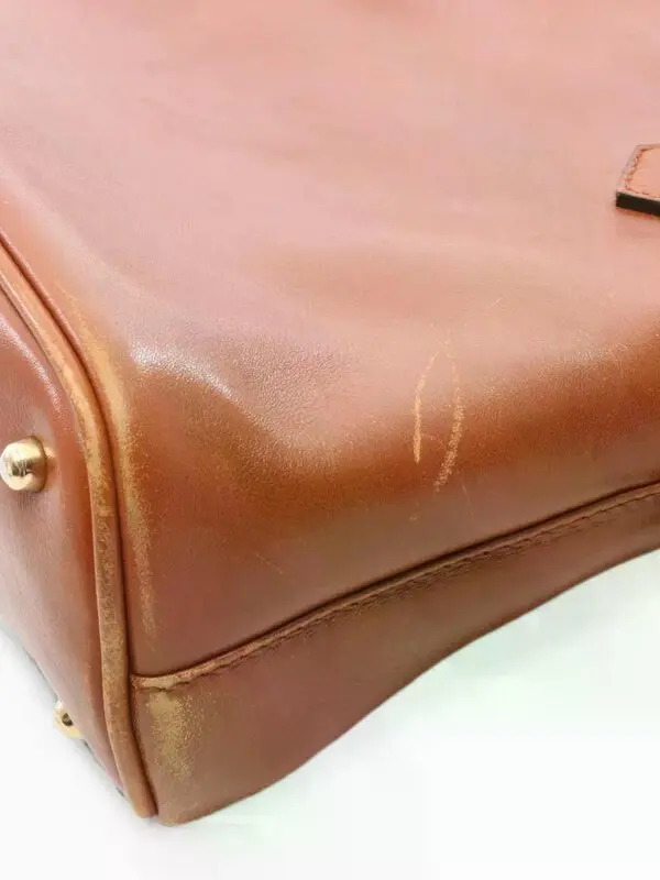 Gucci 2000s Bamboo-handle Leather Tote Bag - Brown