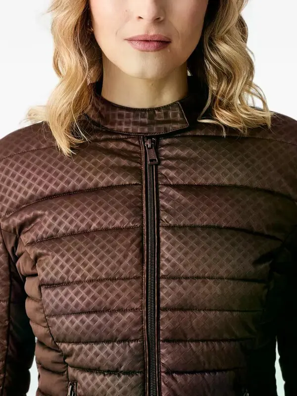 Guess Quilted Logo-patch Jacket