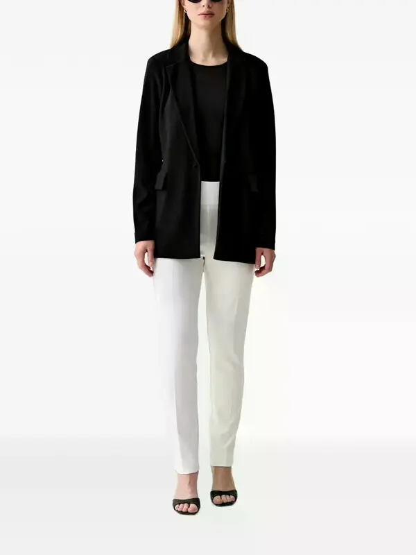 Joseph Ribkoff Logo-plaque Slim-fit Trousers - White