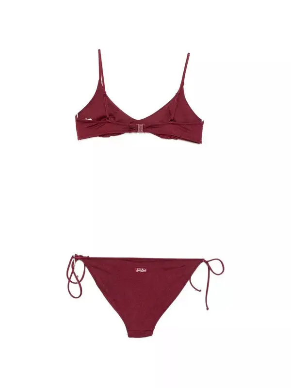 MC2 SAINT BARTH Virgo Sequin-embellished Side-tie Bikini