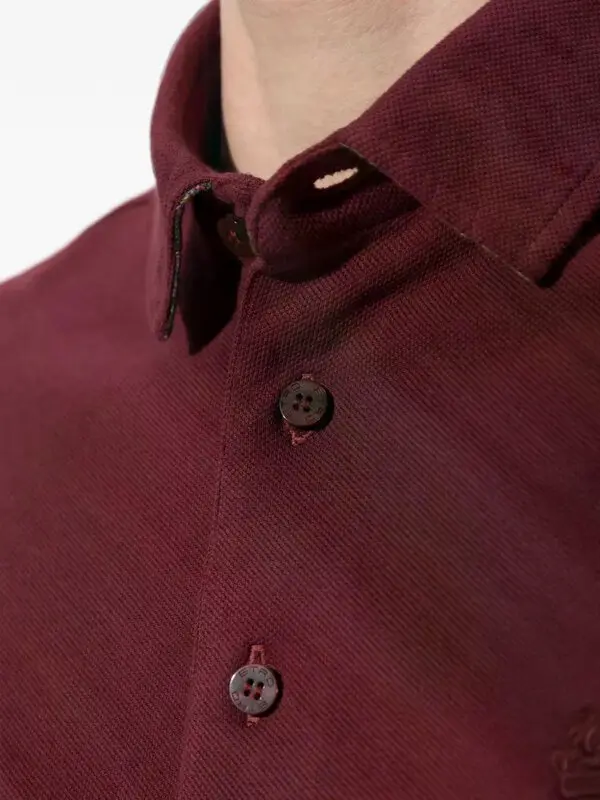 Etro Embroidered-logo Polo Shirt