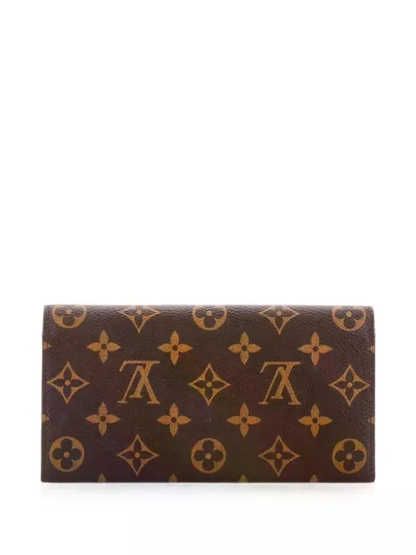 LOUIS VUITTON Emilie Wallet Monogram Canvas Small Wallets