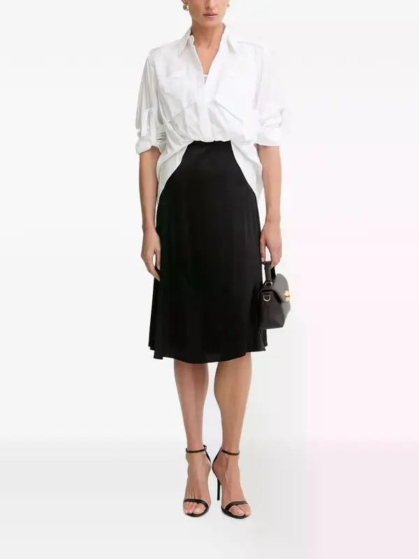 SILVIAN HEACH Layered Panelled Midi Dress