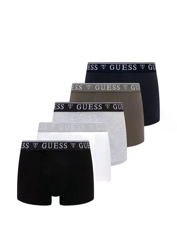 Guess Logo-waistband Boxers - Multicolour