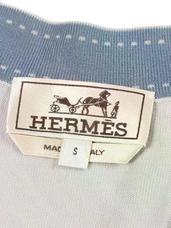 Hermès 2010s V-neck Wool Cardigan