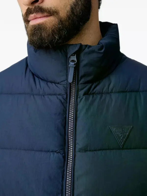 Guess Quilted Logo-patch Gilet