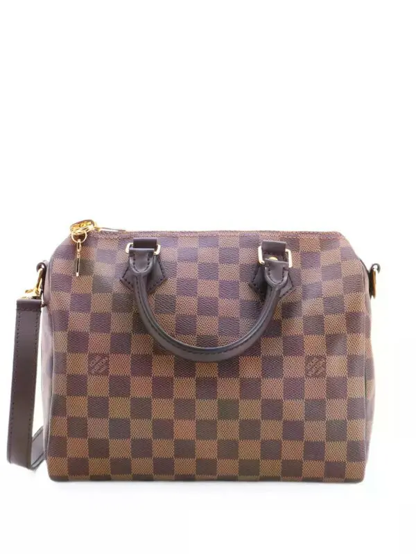 LOUIS VUITTON Speedy Bandouliere Bag Damier 25 Satchel - Brown