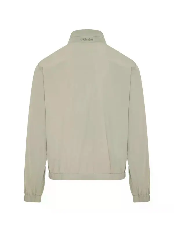 MANDELLI Logo-embroidered Zip-up Jacket