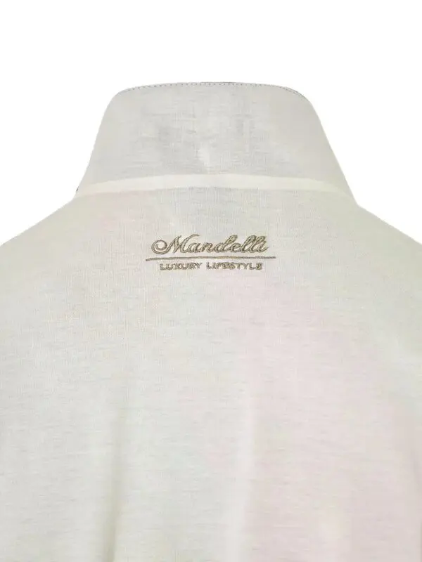 MANDELLI Logo-embroidered Zip-up Jacket