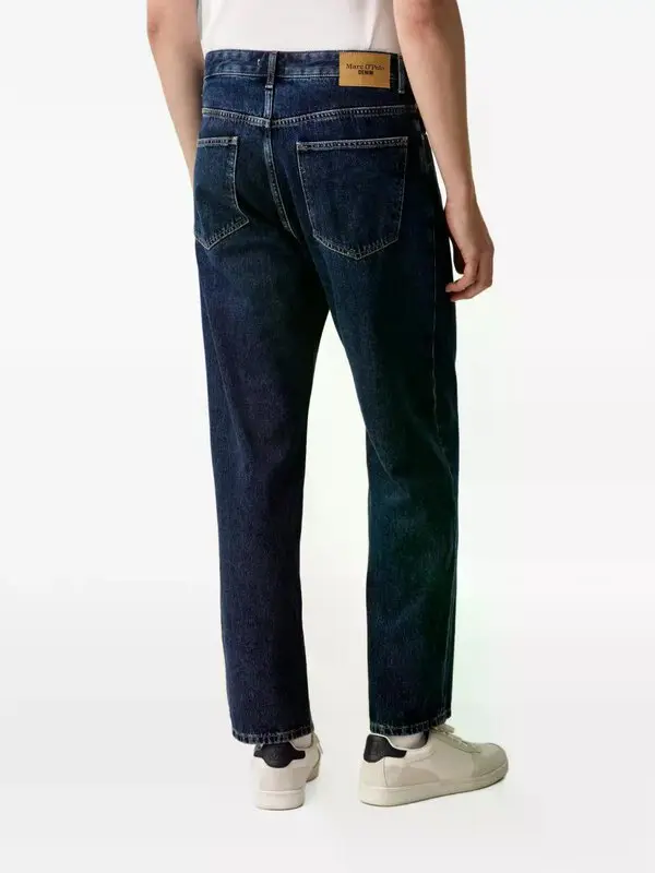Marc O'polo Straight-leg Logo-patch Jeans