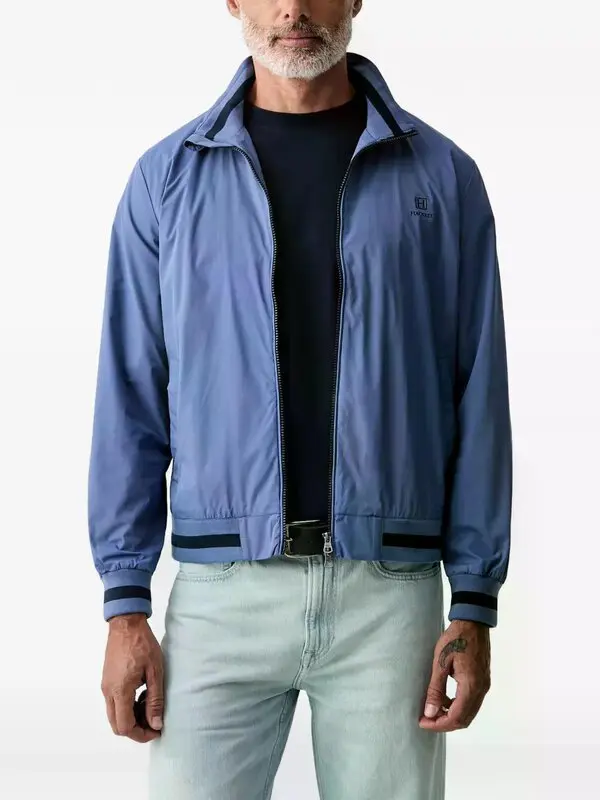HACKETT LONDON Logo Detail Zip-fastening Jacket
