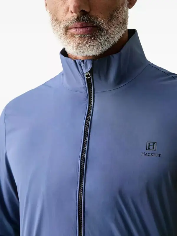 HACKETT LONDON Logo Detail Zip-fastening Jacket