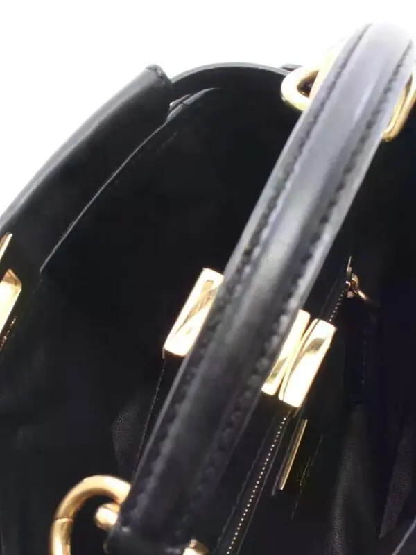 Fendi Mini Peekaboo Tote Bag - Black
