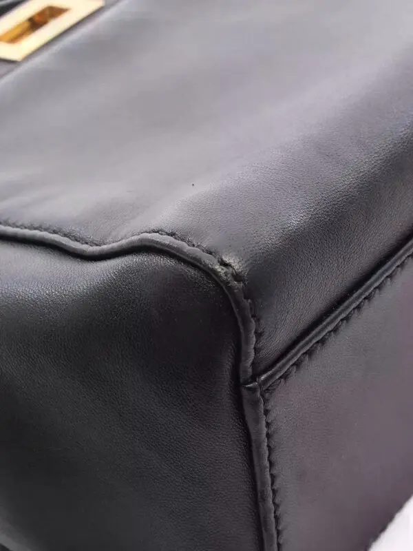 Fendi Mini Peekaboo Tote Bag - Black