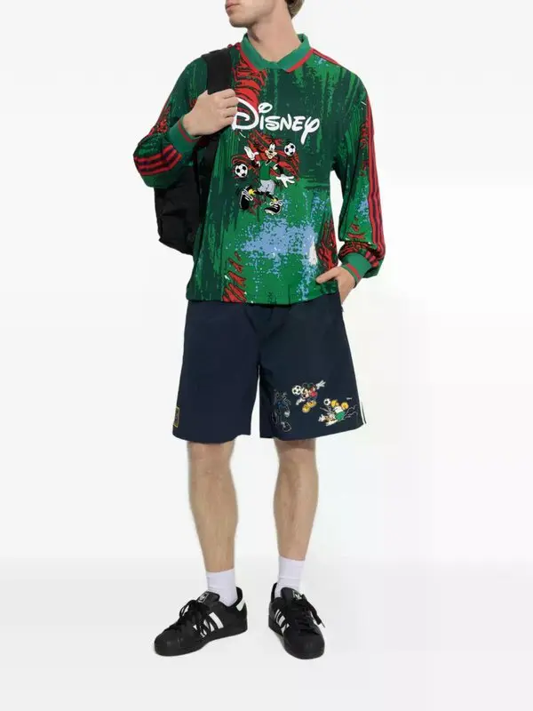 Adidas X Disney X Brain Dead Graphic-print T-shirt - Green