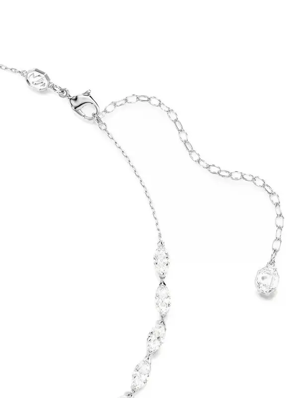 SWAROVSKI Crystal Embellished Feather Motif Necklace