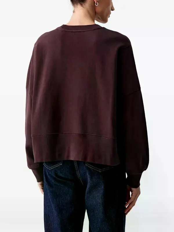 Marc O'polo Embroidered Logo Drop-shoulder Sweatshirt