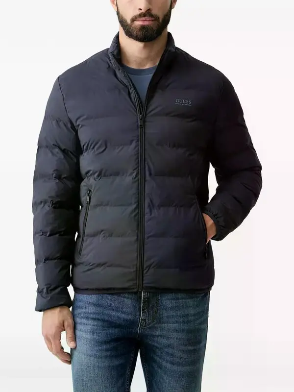 Guess Padded Logo-print Jacket