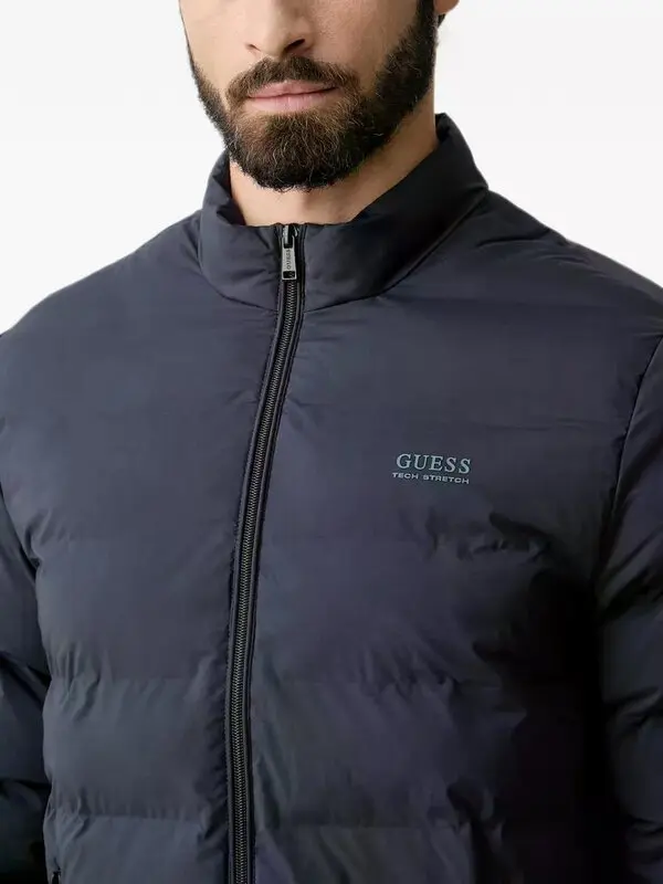 Guess Padded Logo-print Jacket