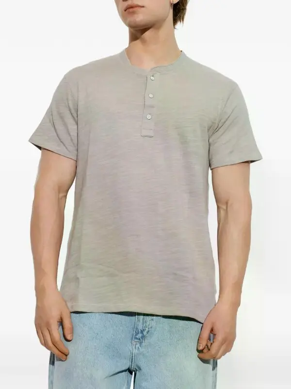 Rag & Bone Raw-edge Henley T-shirt