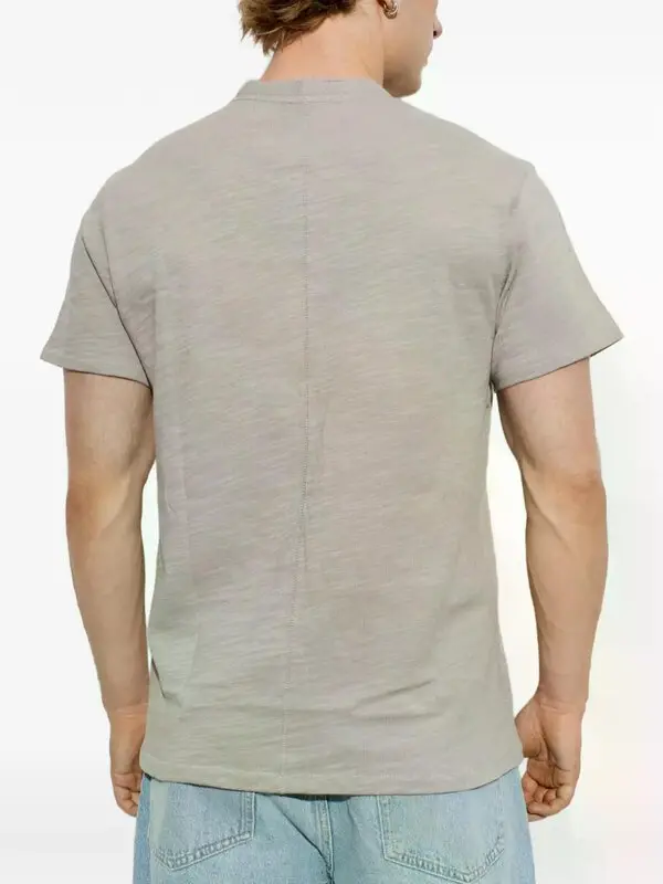 Rag & Bone Raw-edge Henley T-shirt