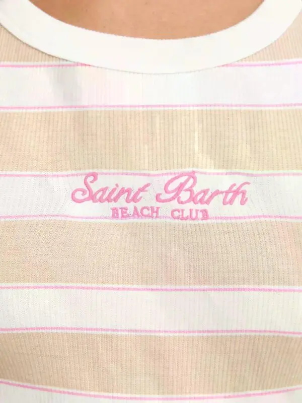 MC2 SAINT BARTH Striped Tank Top