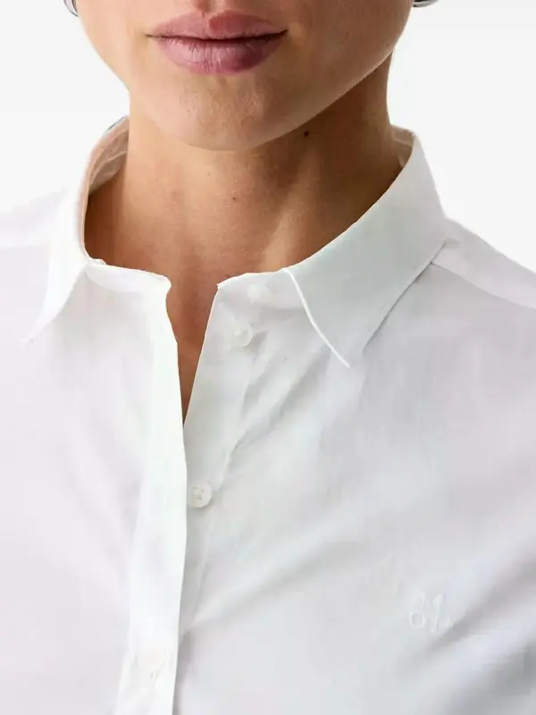 Marc O'polo Embroidered Logo Long-sleeve Shirt