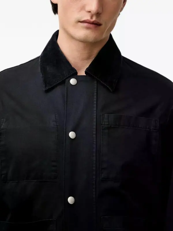 Marc O'polo Corduroy-collar Patch-pocket Jacket