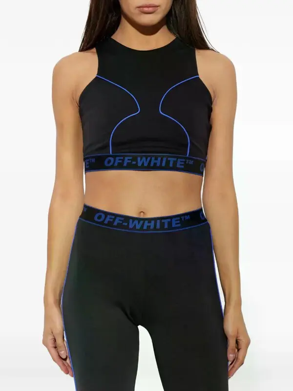 Off-White Logo-tape Piping Top
