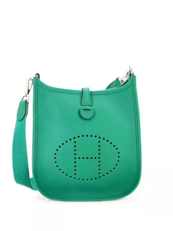 Hermès Evelyne Bag Gen Iii Clemence Tpm Crossbody Bag - Green
